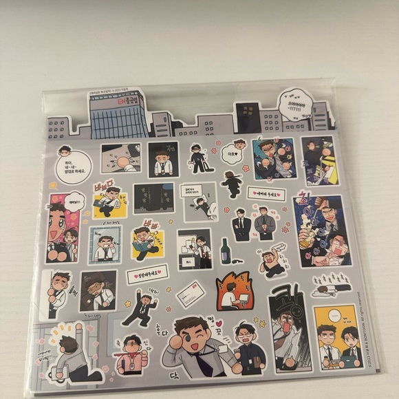 Design | Nwt Bl Manhwa Bomtoon Official Sticker Pack | Poshmark
